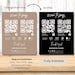 Price List Template Editable, Printable Payment Sign Card Set, Price ...