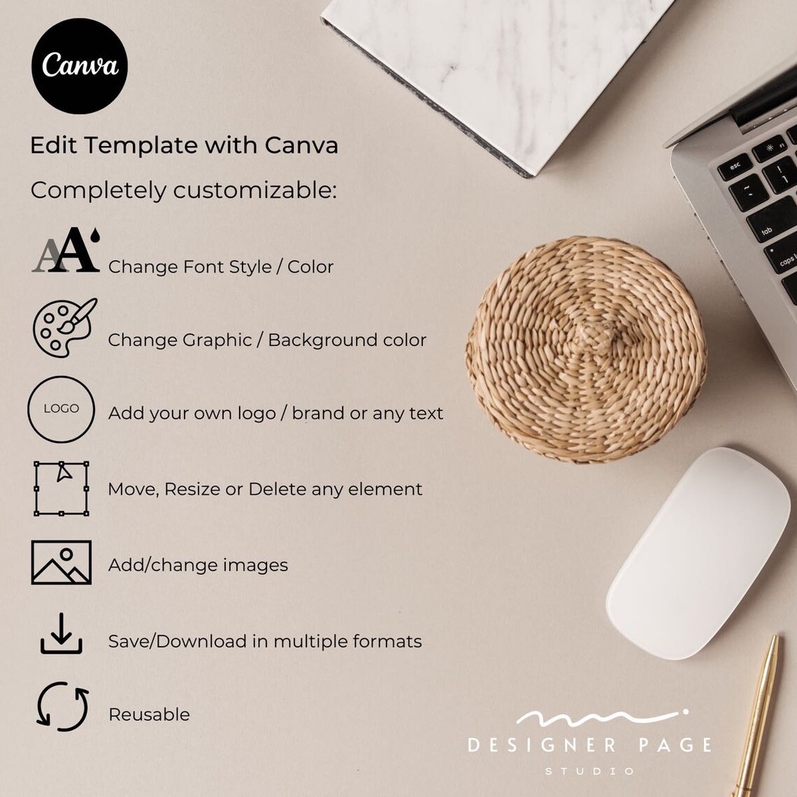 Price List Template Editable Printable Payment Sign Card - Etsy