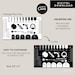 Editable Body Jewelry Piercing Gauge Measurement Card Template Canva ...