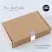 Editable Box Label Sticker Template Canva, Mailer Box Seal Labels ...
