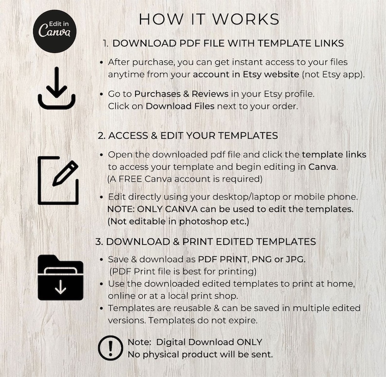 Ring Size Chart Template Editable | Printable Jewelry Accessory Rings ...