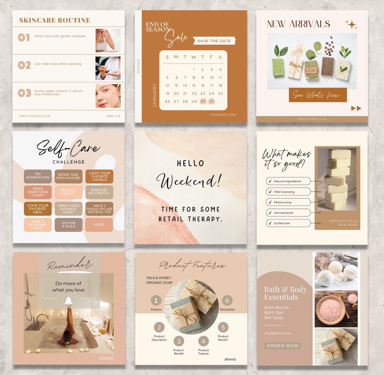 Editable Instagram Templates for Business Product, Instagram Post ...