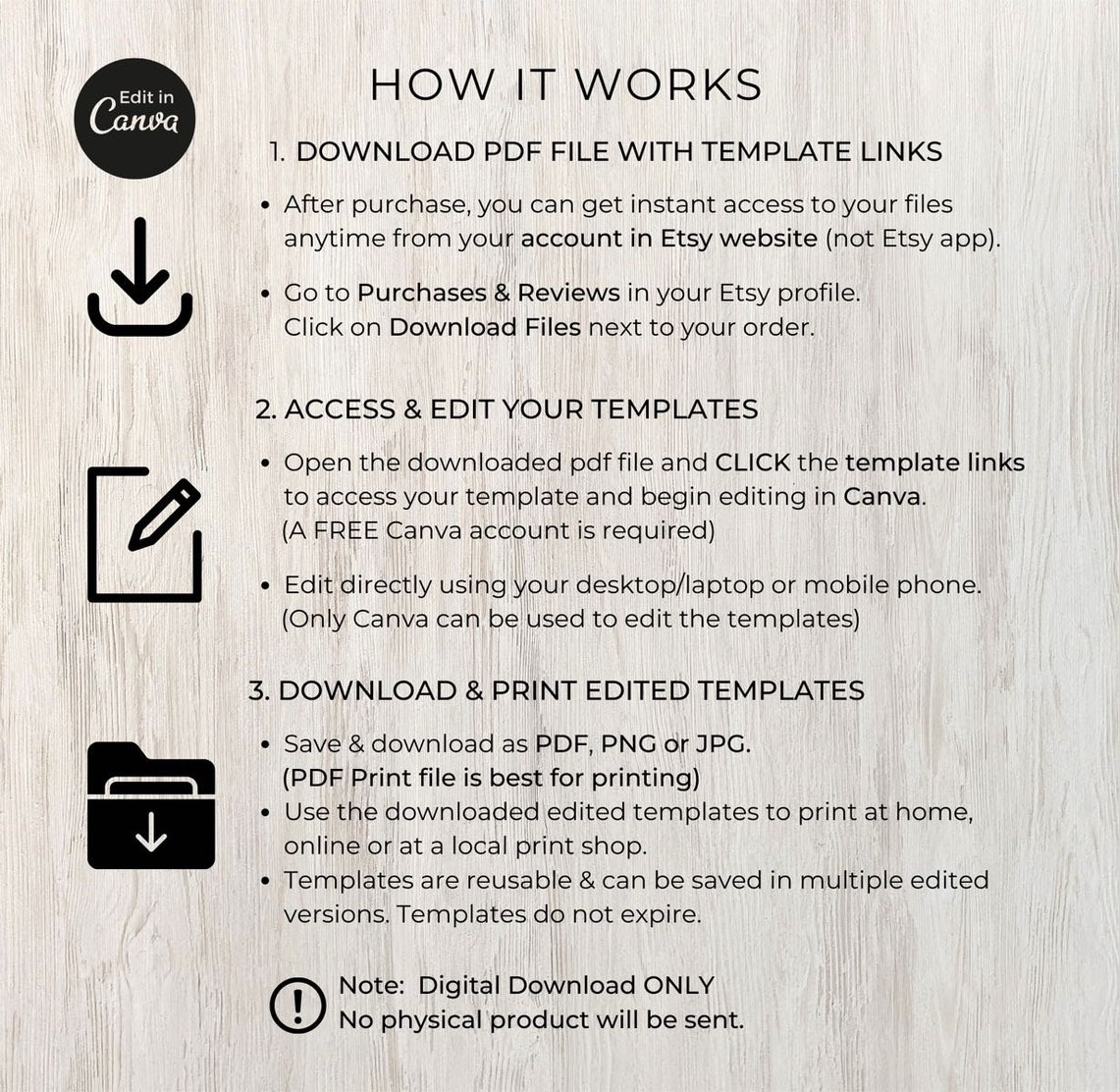 Editable Wedding Favor Tags Template Canva Printable Gift - Etsy