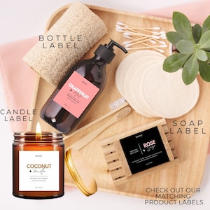 Modern Soap Label Template Editable, Bar Soap Labels Printable ...