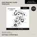 Editable Ear Piercing Chart Template Canva, Printable Ear Piercings ...