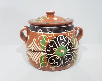 Mexican Clay Bean Pot - Etsy