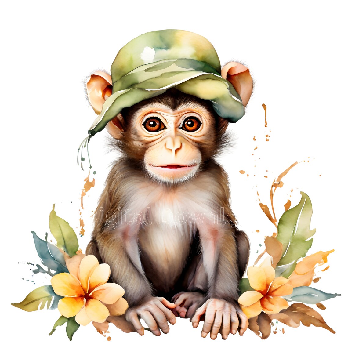 Cute Jungle Animals Clipart, Safari Baby Animal Png, Jungle Safari Png ...