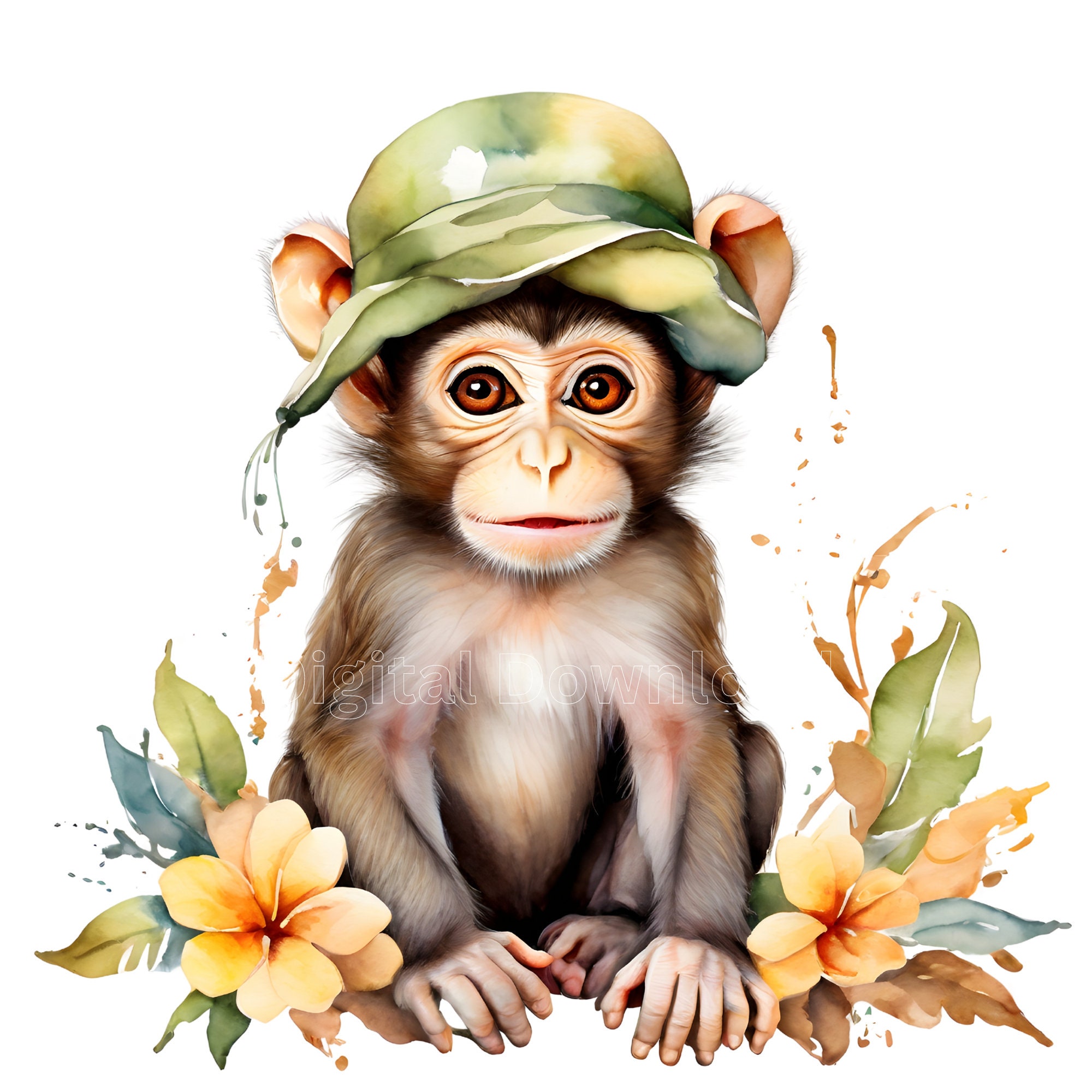 Cute Jungle Animals Clipart, Safari Baby Animal Png, Jungle Safari Png ...