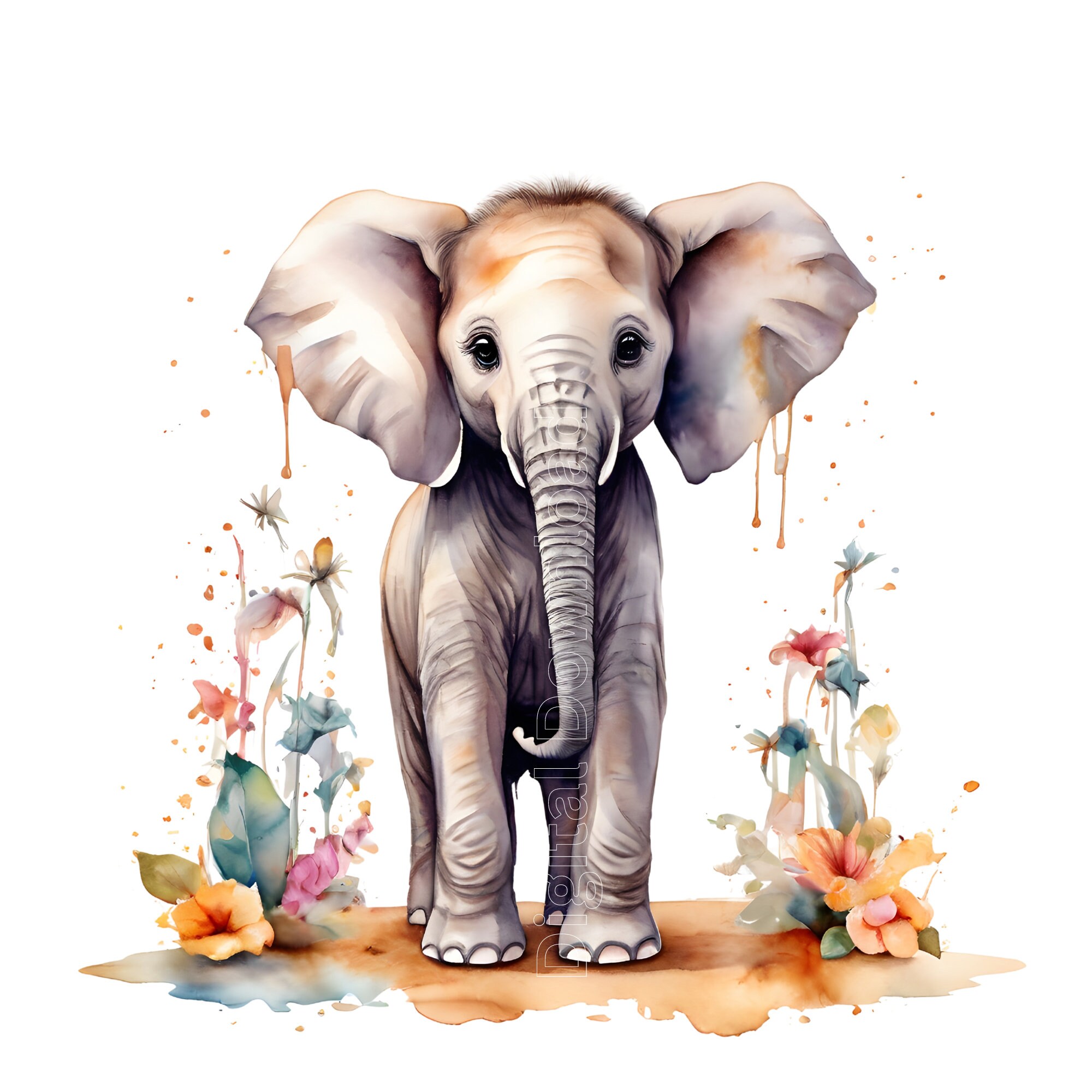 Cute Jungle Animals Clipart, Safari Baby Animal Png, Jungle Safari Png ...