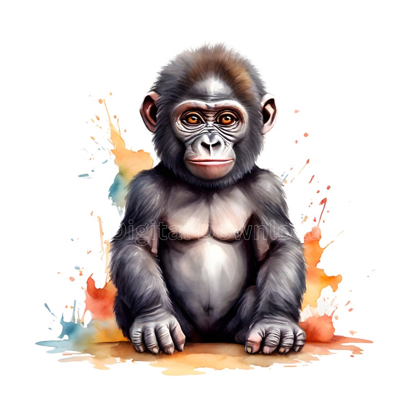 Cute Jungle Animals Clipart, Safari Baby Animal Png, Jungle Safari Png ...