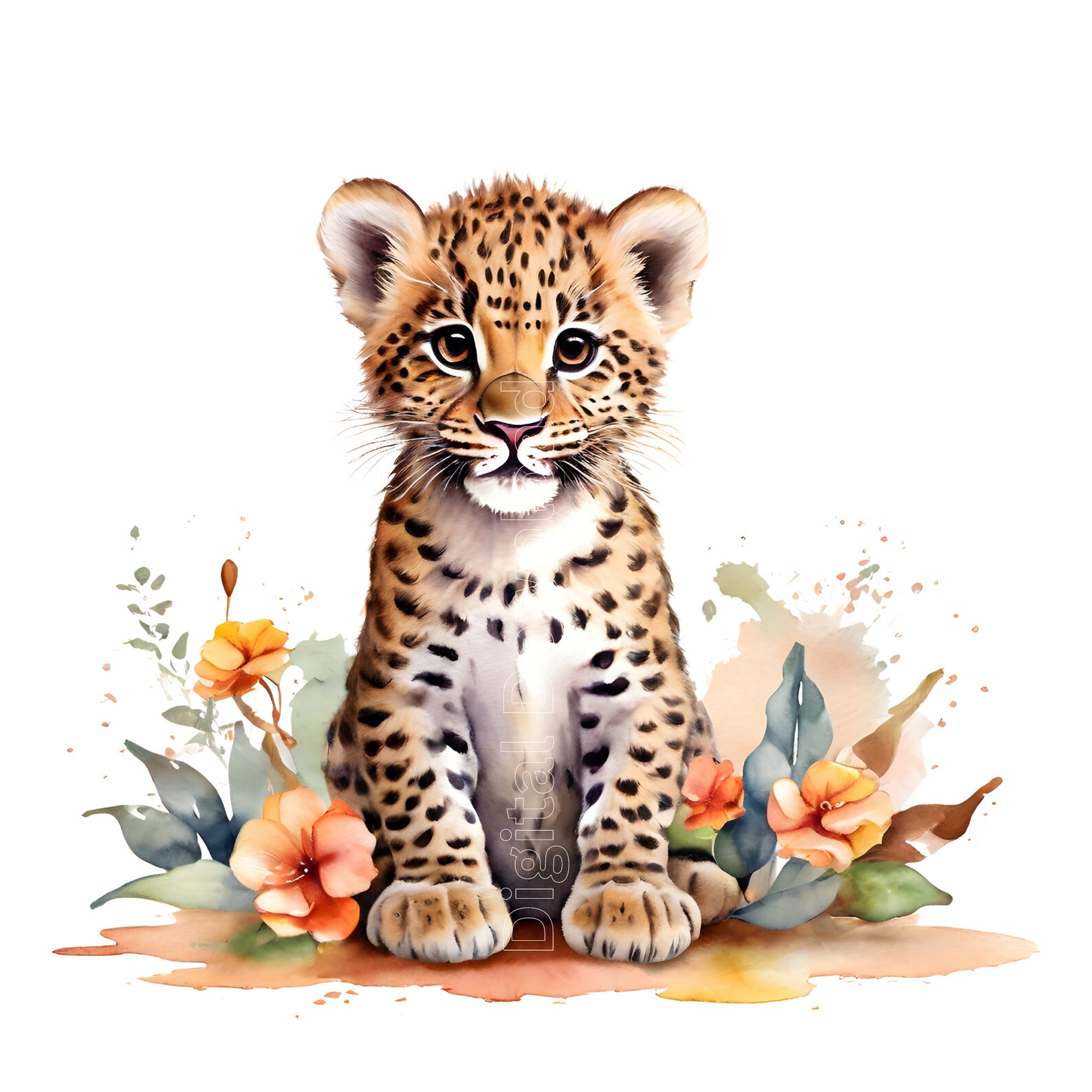 Cute Jungle Animals Clipart, Safari Baby Animal Png, Jungle Safari Png ...