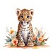 Cute Jungle Animals Clipart, Safari Baby Animal Png, Jungle Safari Png ...