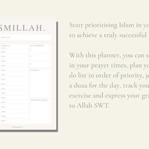 Digital Islamic Planner | Islamic Planning Printables, Digital Muslim ...