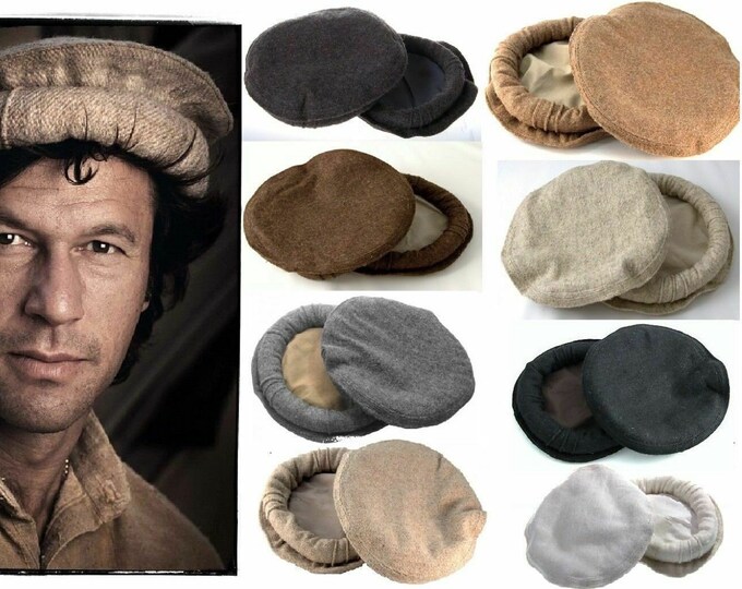 Handmade Original Wool Chitrali Cap Pakol Hat Peshawari From Pakistan ...