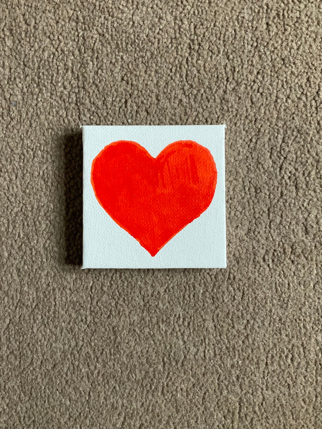 Heart Mini Canvas, Valentines, Gifts for Her, Gifts for Him, Gifts for ...