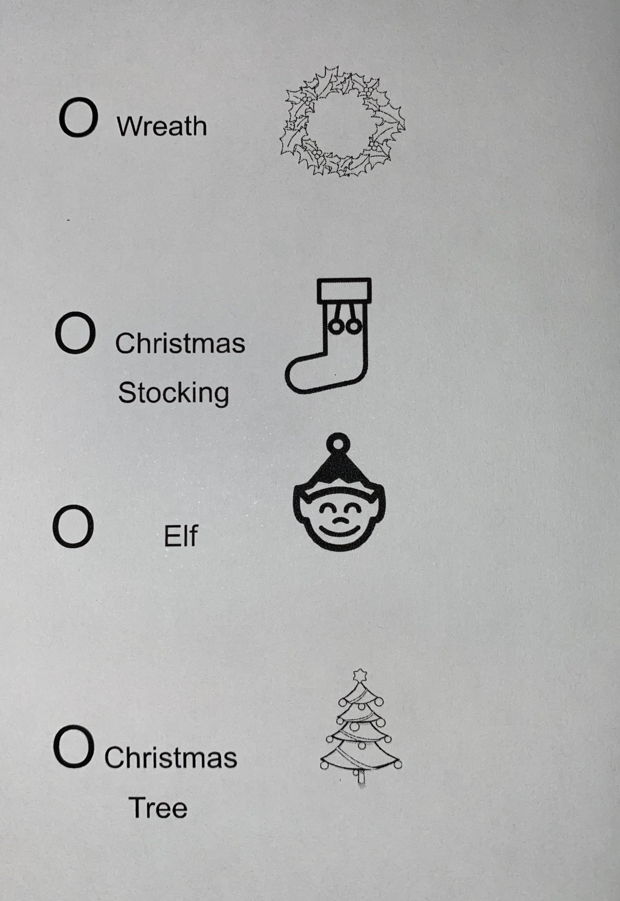 Hoja imprimible de Búsqueda del tesoro navideña - Etsy México