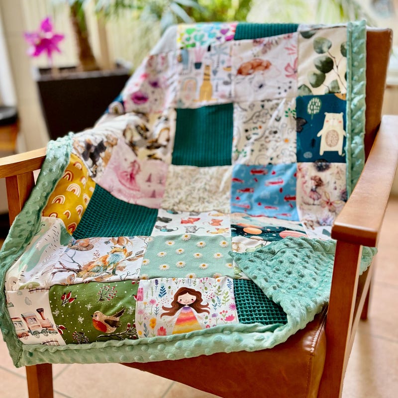 Patchworkdecken - Etsy.de