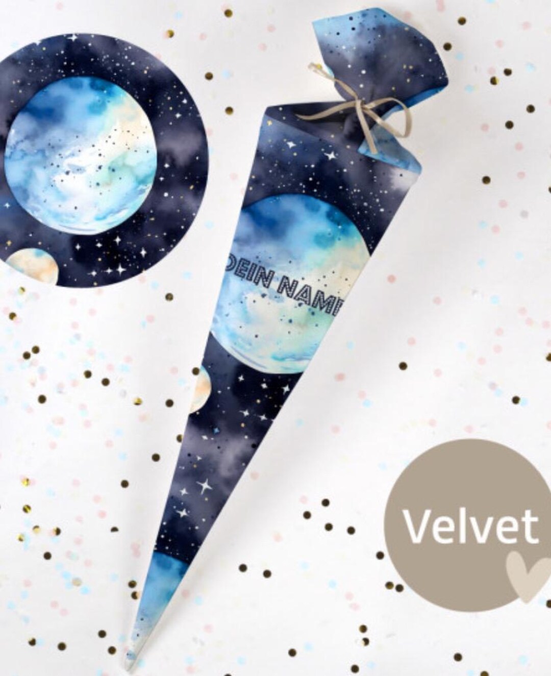 School Cone Moon | Starry Sky Galaxy School Mood Space Space Bear ...