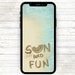 Handmade Summer Wallpaper Set Phone Lock Screen and Home Screen Digital ...