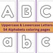 Alphabet Coloring Pages, ABC Coloring Book for Kids, Uppercase ...