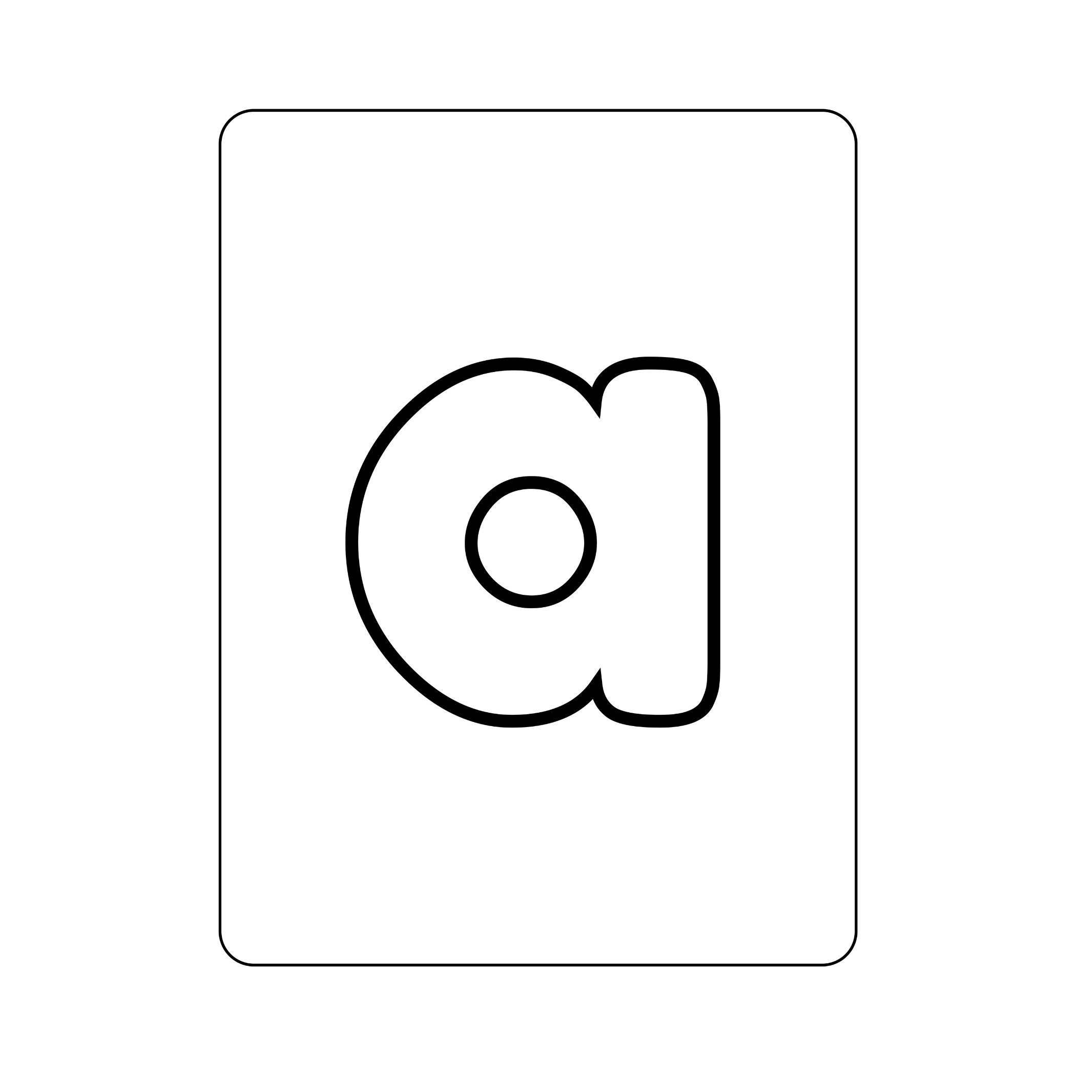 Alphabet Coloring Pages, ABC Coloring Book for Kids, Uppercase ...