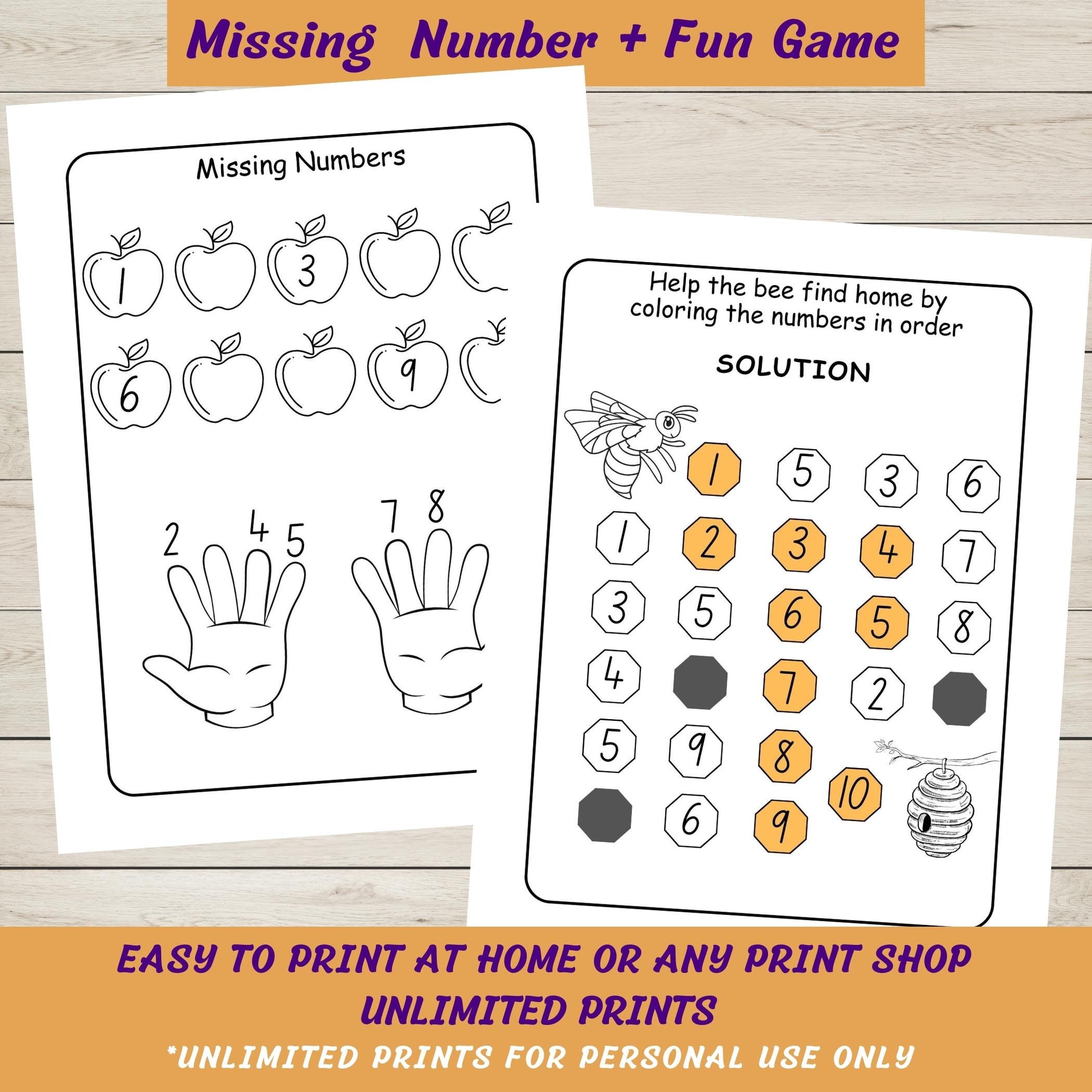 Preschool Numbers Learning Worksheets,tracing & Coloring Numbers ...