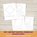 Shape Tracing Worksheets for Preschool & Kindergarten Activities,basic ...