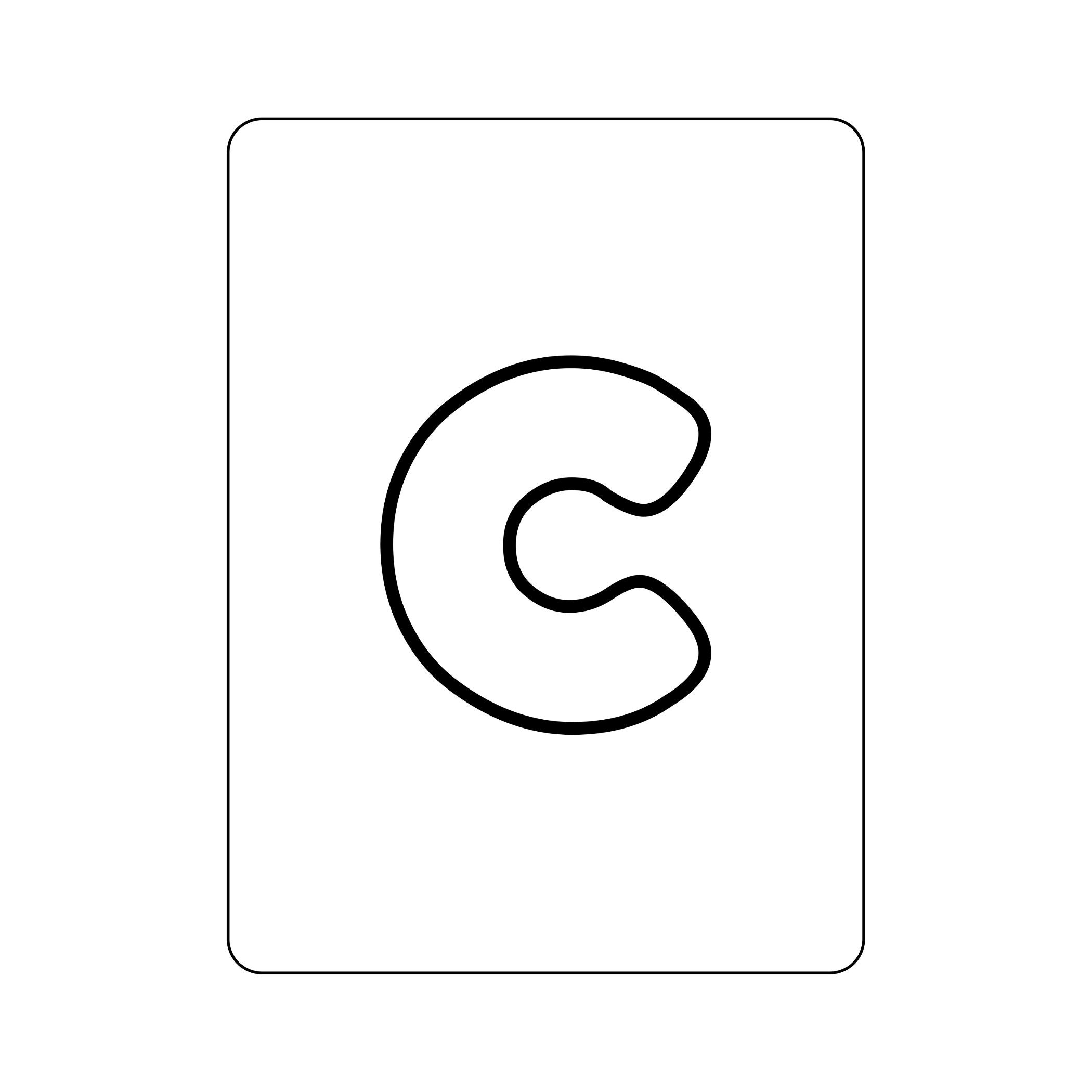 Alphabet Coloring Pages, ABC Coloring Book for Kids, Uppercase ...