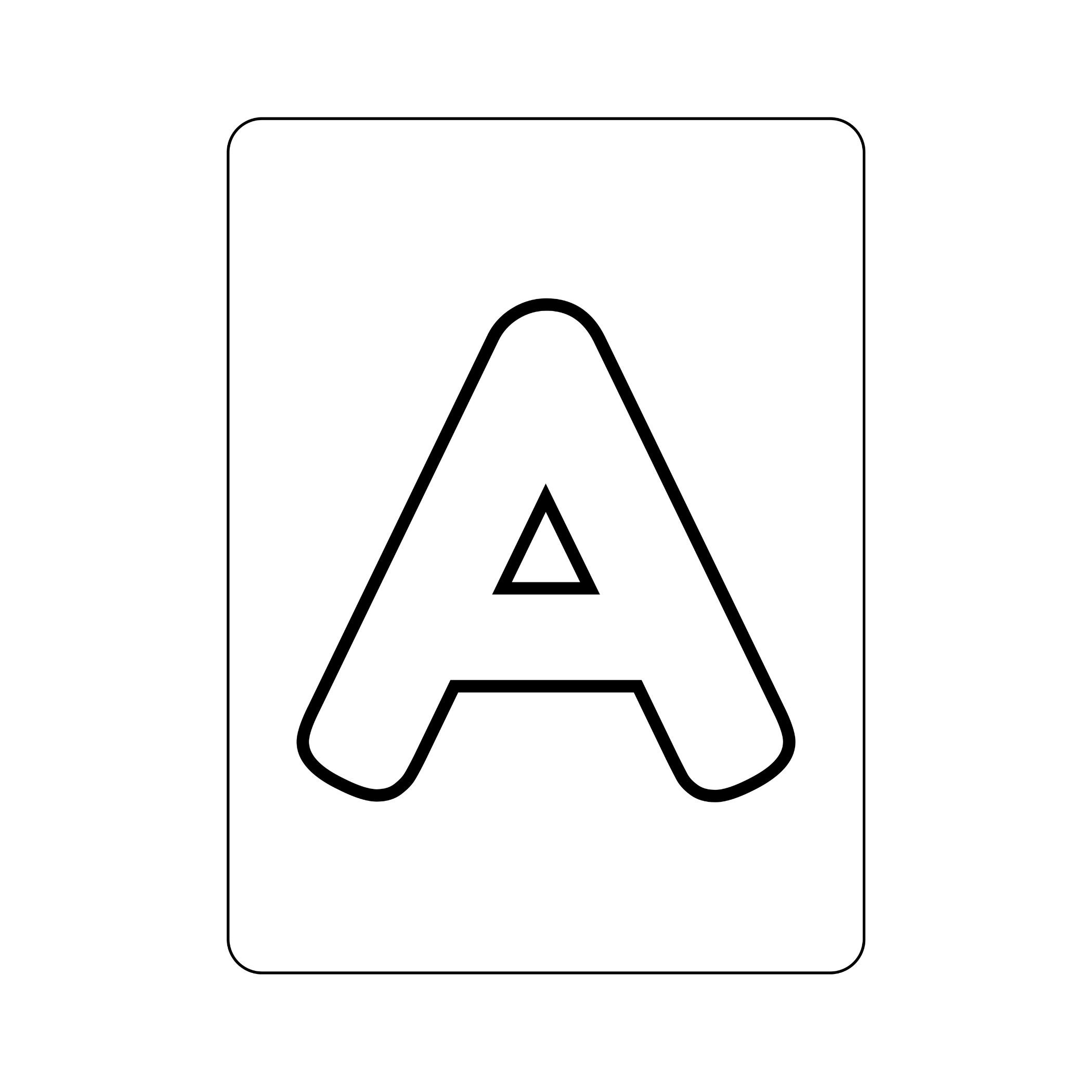 Alphabet Coloring Pages, ABC Coloring Book for Kids, Uppercase ...