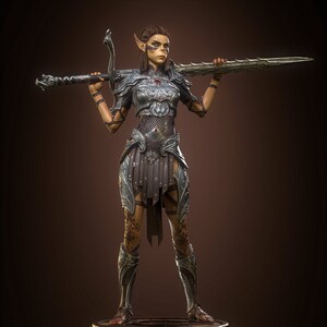 Lae'zel Highly Detailed Figure Father & Son Hand Painted - Etsy