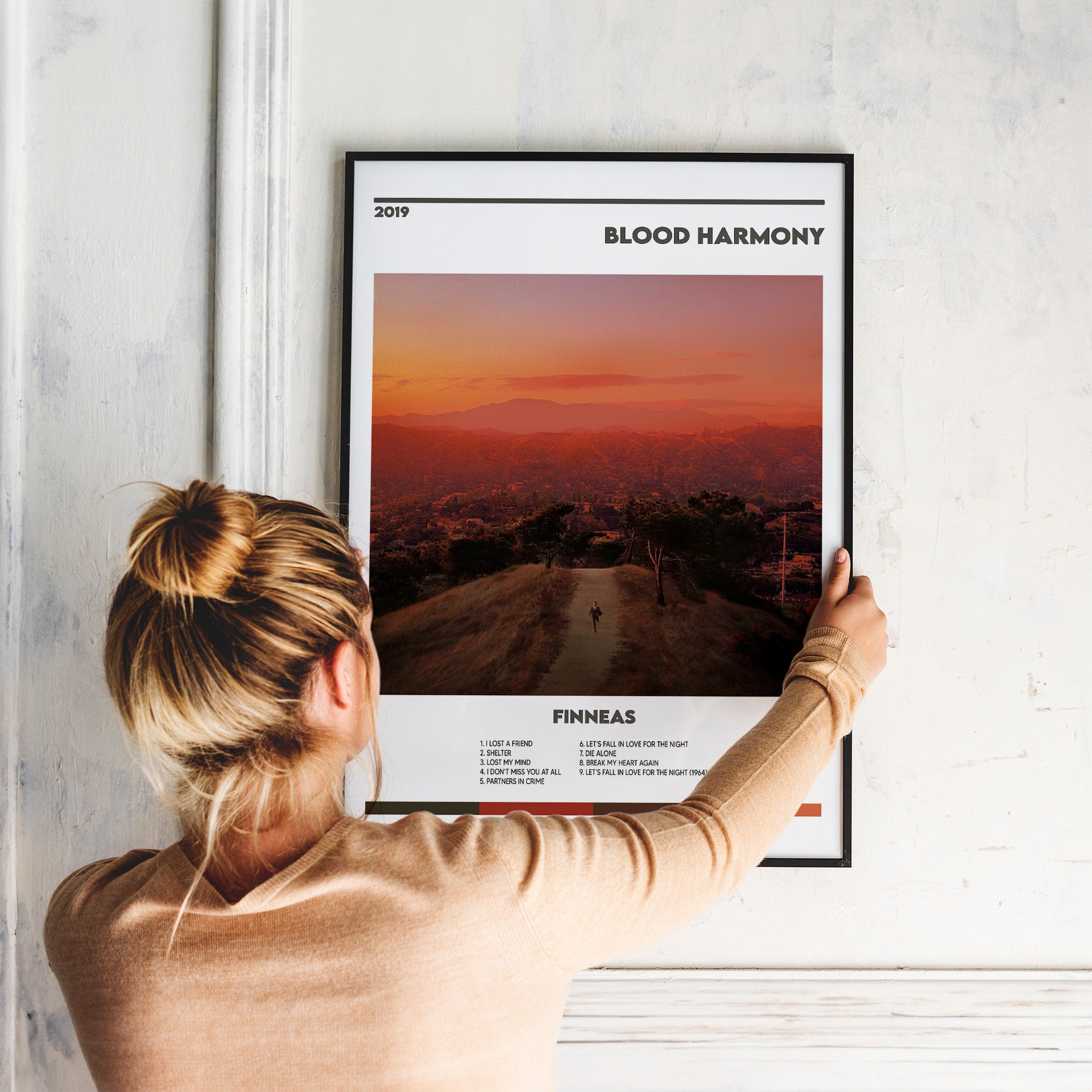 Finneas Blood Harmony Album Cover Print Poster Minimalist Album Cover ...