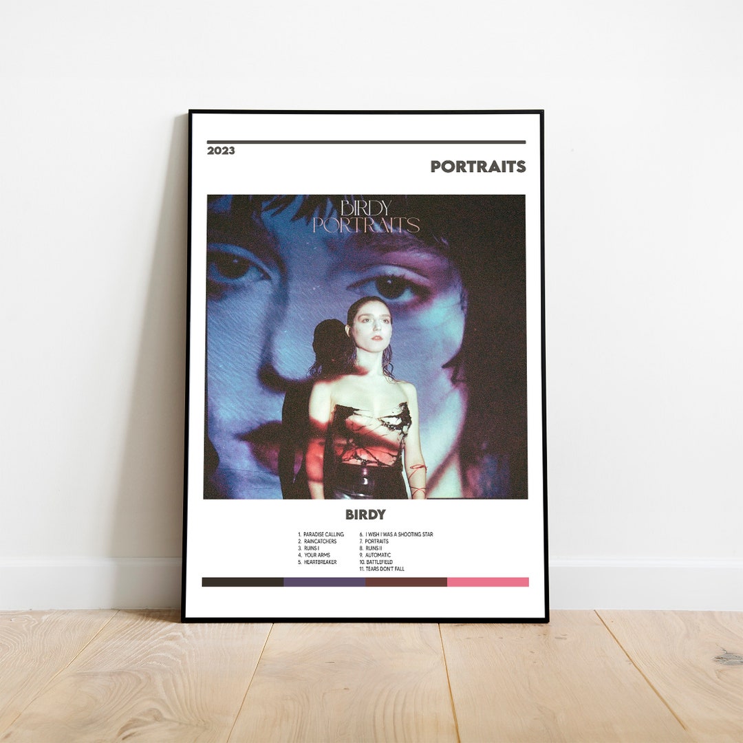 Birdy Portraits Album Cover Print Poster Minimalist Album Cover Poster ...