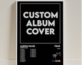 Custom Album Cover Album Cover Poster - Etsy UK