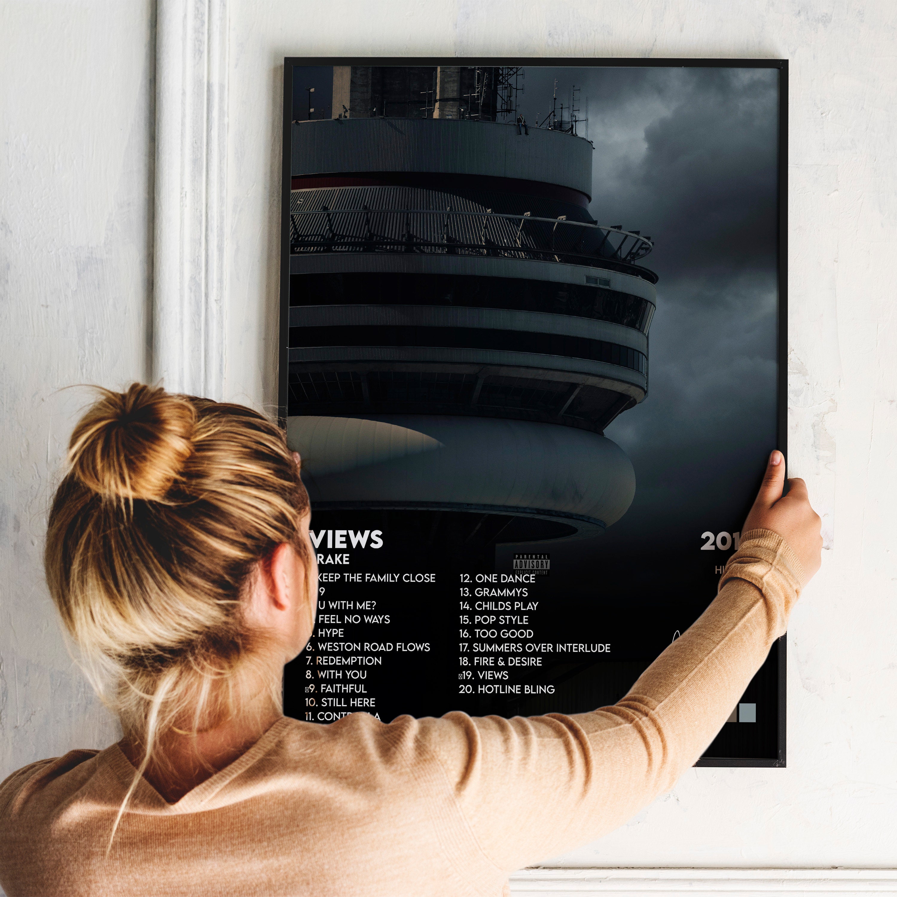 Drake Views Album Cover Print Poster sold by Square_Defender | SKU ...