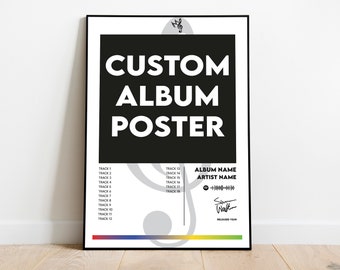Custom Album Cover Poster Template: Music Art (digital Download) - Etsy