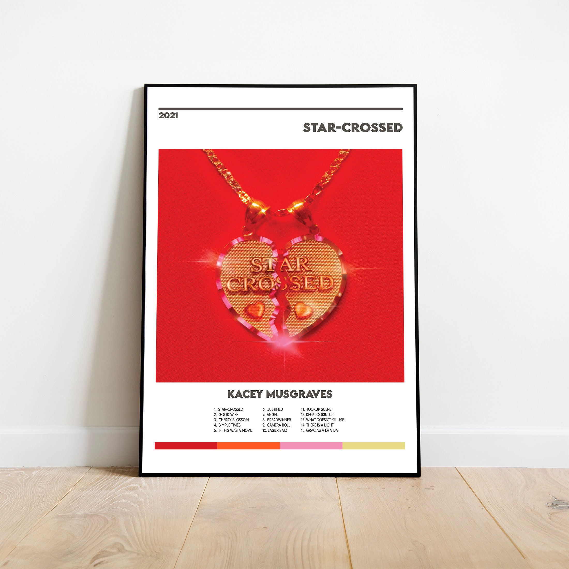Kacey Musgraves Star-crossed Album Cover Print Poster Minimalist Album Cover Poster, Album ...