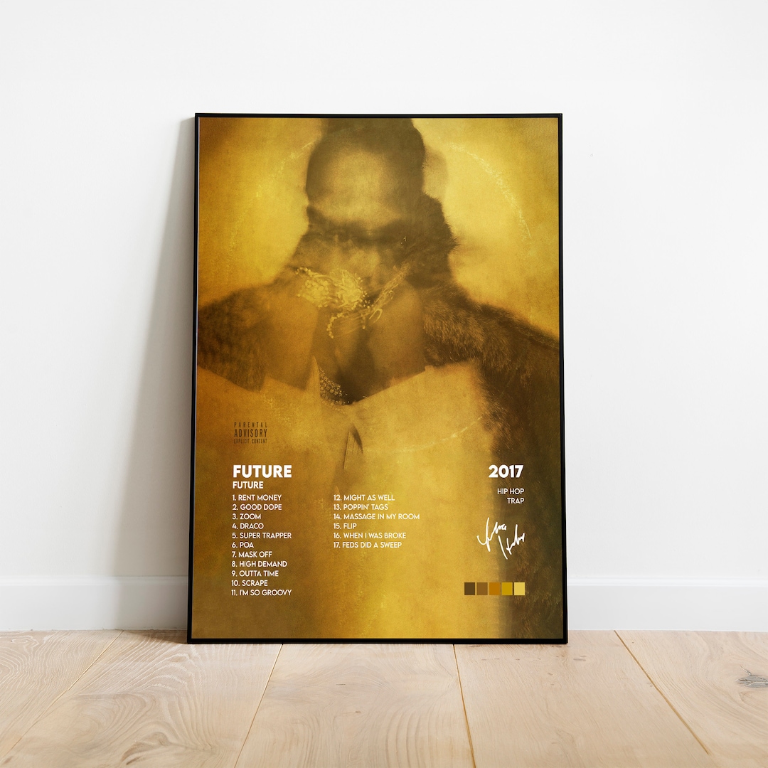 Future Future Album Cover Print Poster Minimalist Album Cover Poster ...