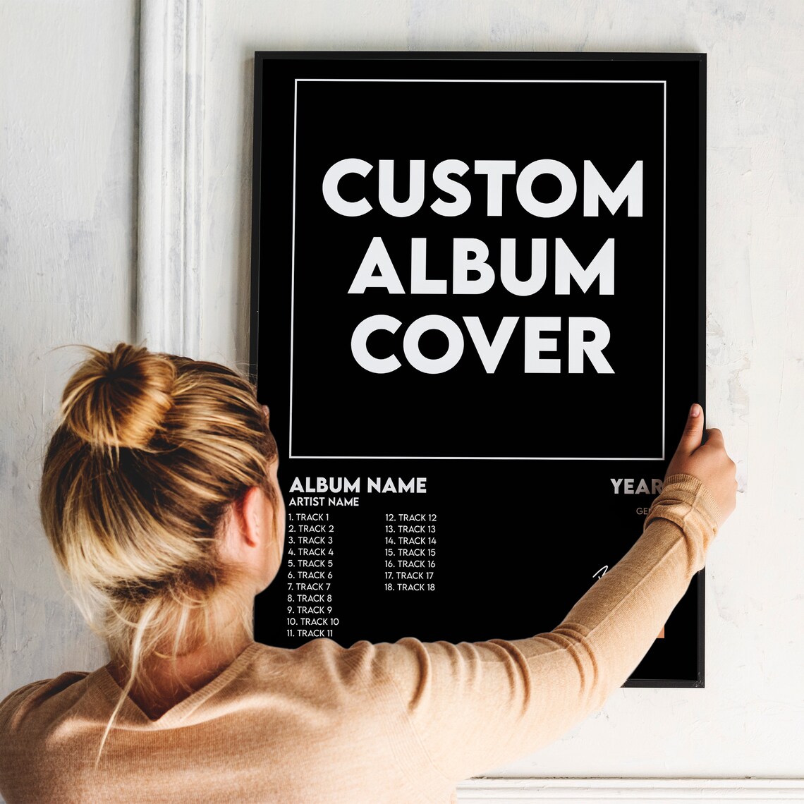 Custom Album Cover Print Poster Digital Download Digital Album Art High ...
