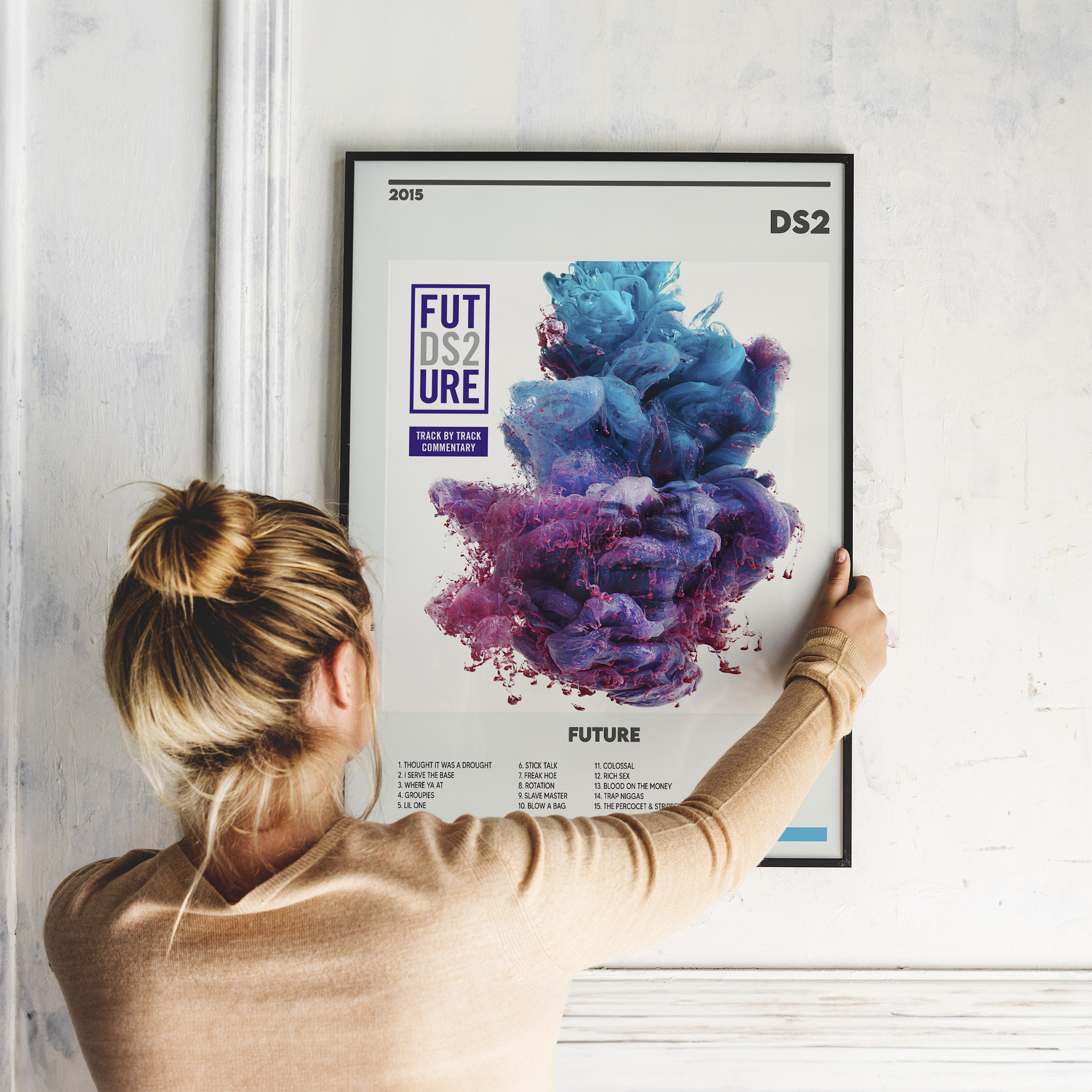 Future DS2 Album Cover Print Poster Minimalist Album Cover Poster sold ...