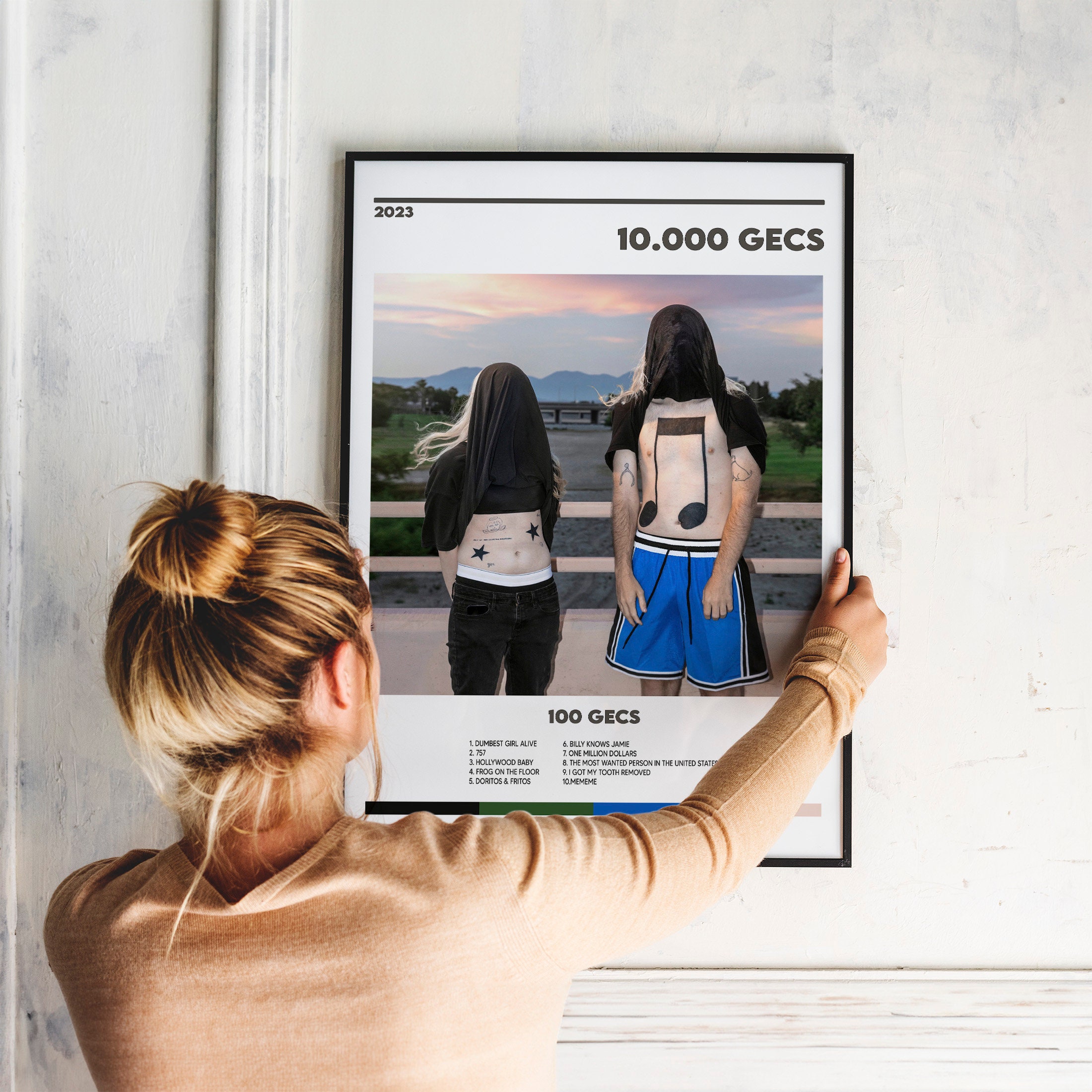 100 Gecs 10.000 Gecs Album Cover Print Poster Minimalist Album Cover ...
