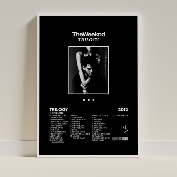 The Weeknd Trilogy Poster - Etsy