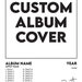 Custom Album Cover Print Poster Digital Download Digital Album Art High ...