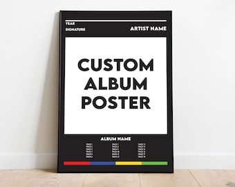 Choose Your Own Album Poster, Tracklist Poster, Album Art, Wall Art ...