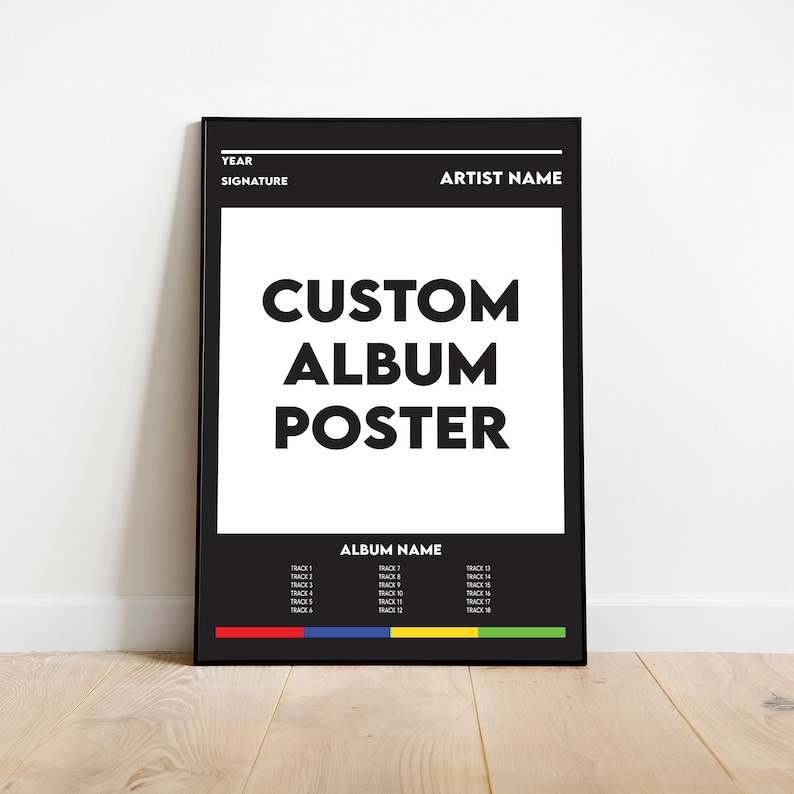 Choose Your Own Album Poster, Tracklist Poster, Album Art, Wall Art ...