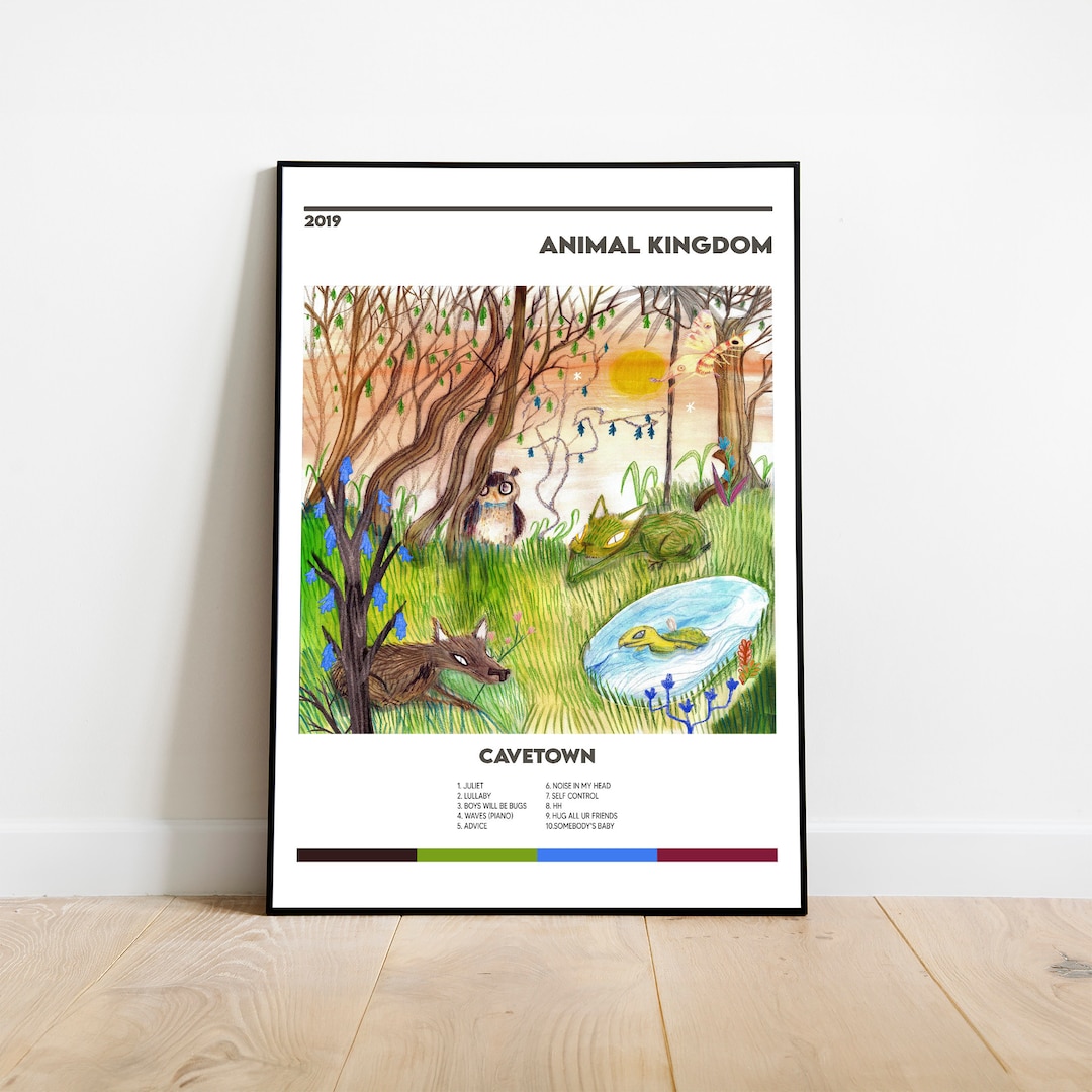 Cavetown Animal Kingdom Album Cover Print Poster Minimalist Album Cover ...