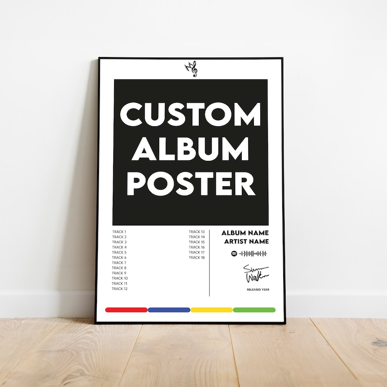 Poster Print | Custom Album Cover Print | Any Album | Album Cover Wall ...