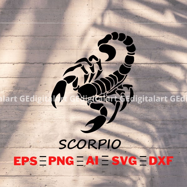 Scorpio Print - Etsy