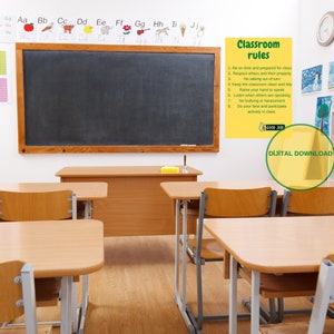 Classroom Posters, Classroom Rules, Class, Rules, Classroom - Etsy