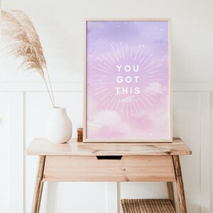 Poster Motivational You Got This Poster Inspiring Watercolor Printable ...
