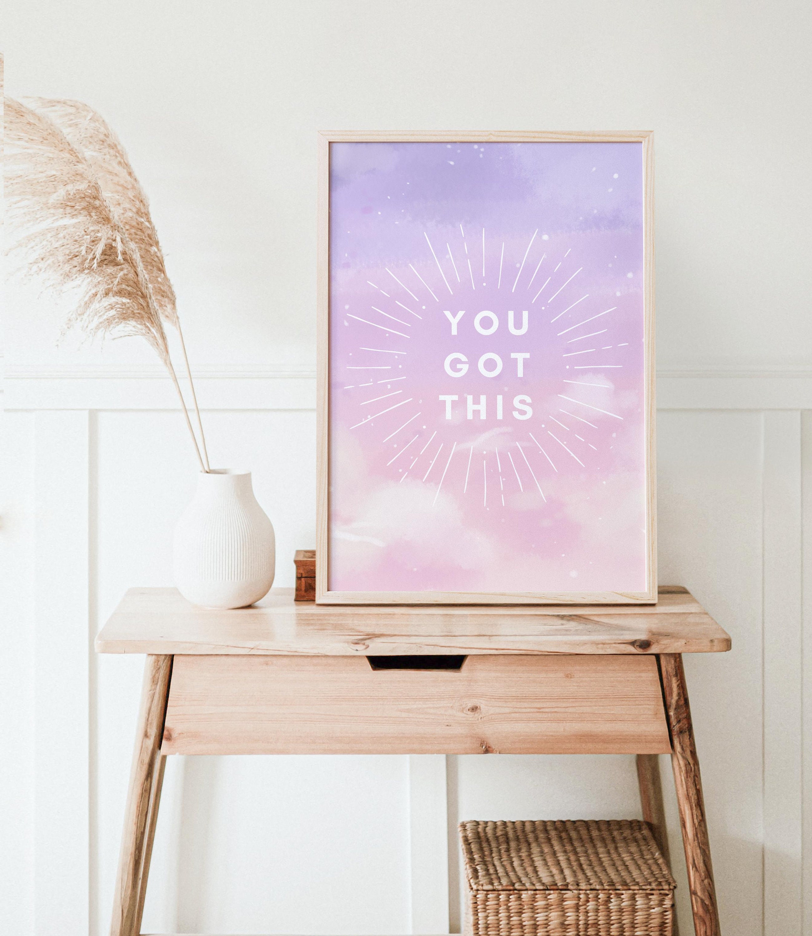 Poster Motivational You Got This Poster Inspiring Watercolor Printable ...